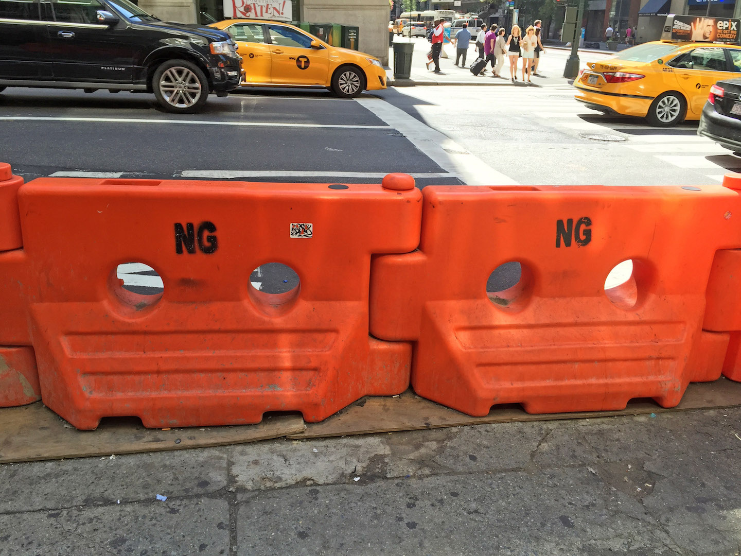 MARIETTE'S BACK TO BASICS: {Interlocking Plastic Water Filled Barriers ...