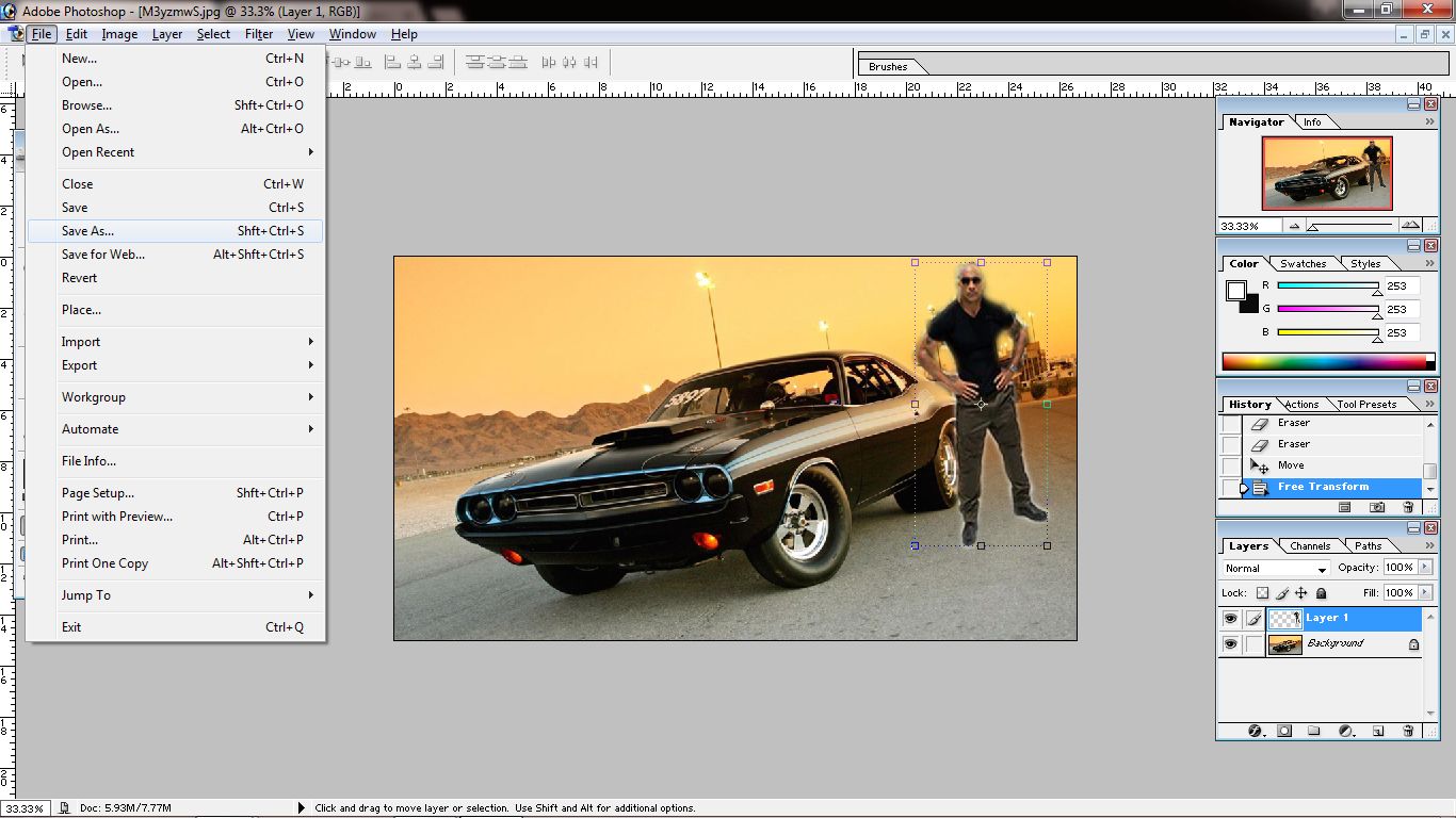 How to change background