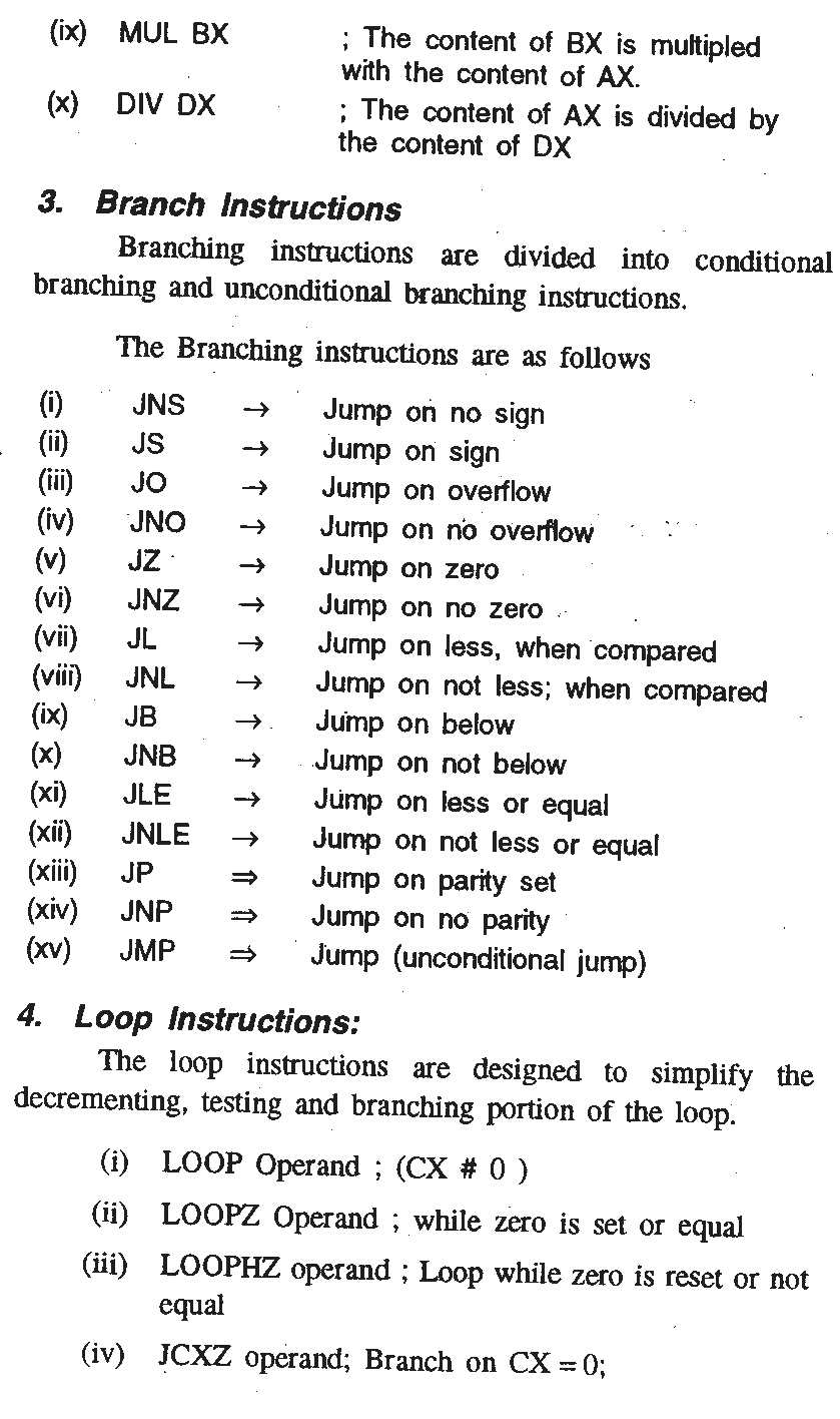 A Media To Get All Datas In Electrical Science Arithmetic Instruction Set In 8086 Processors