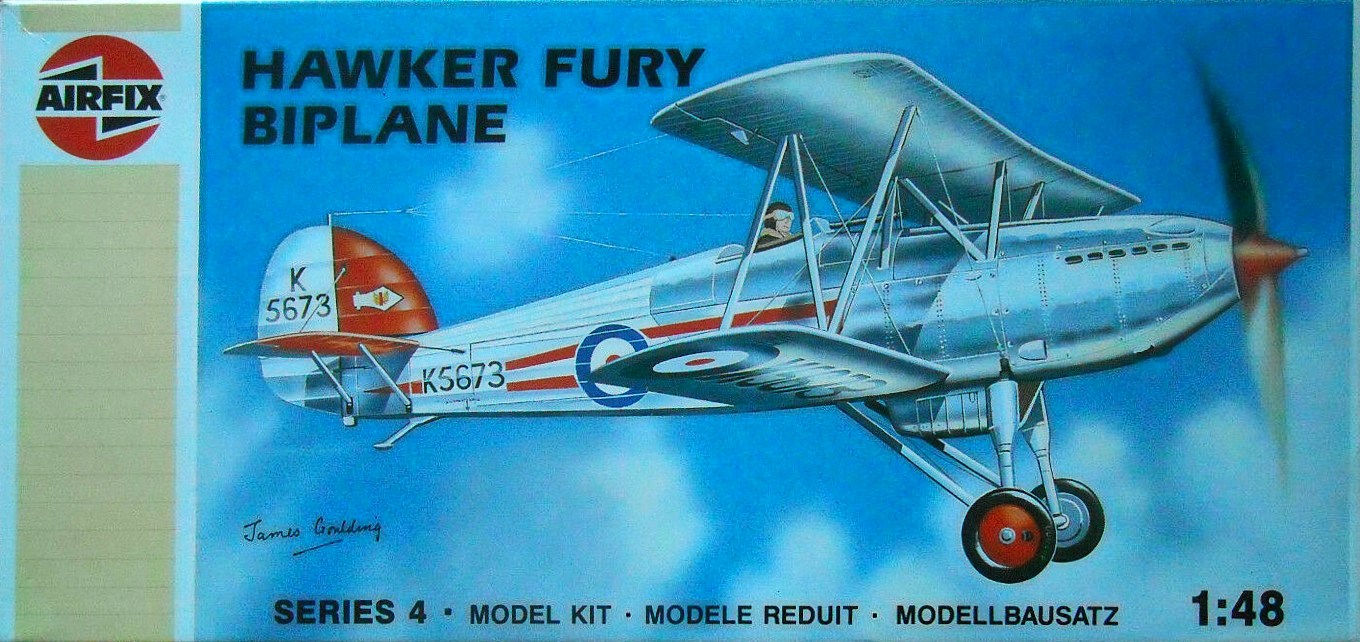 Bunte Schachteln - Box Art & Great Models: Hawker Fury Biplane