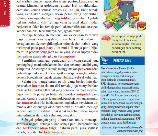CONTOH SOALAN RANGKAI KATA TINGKATAN 1.