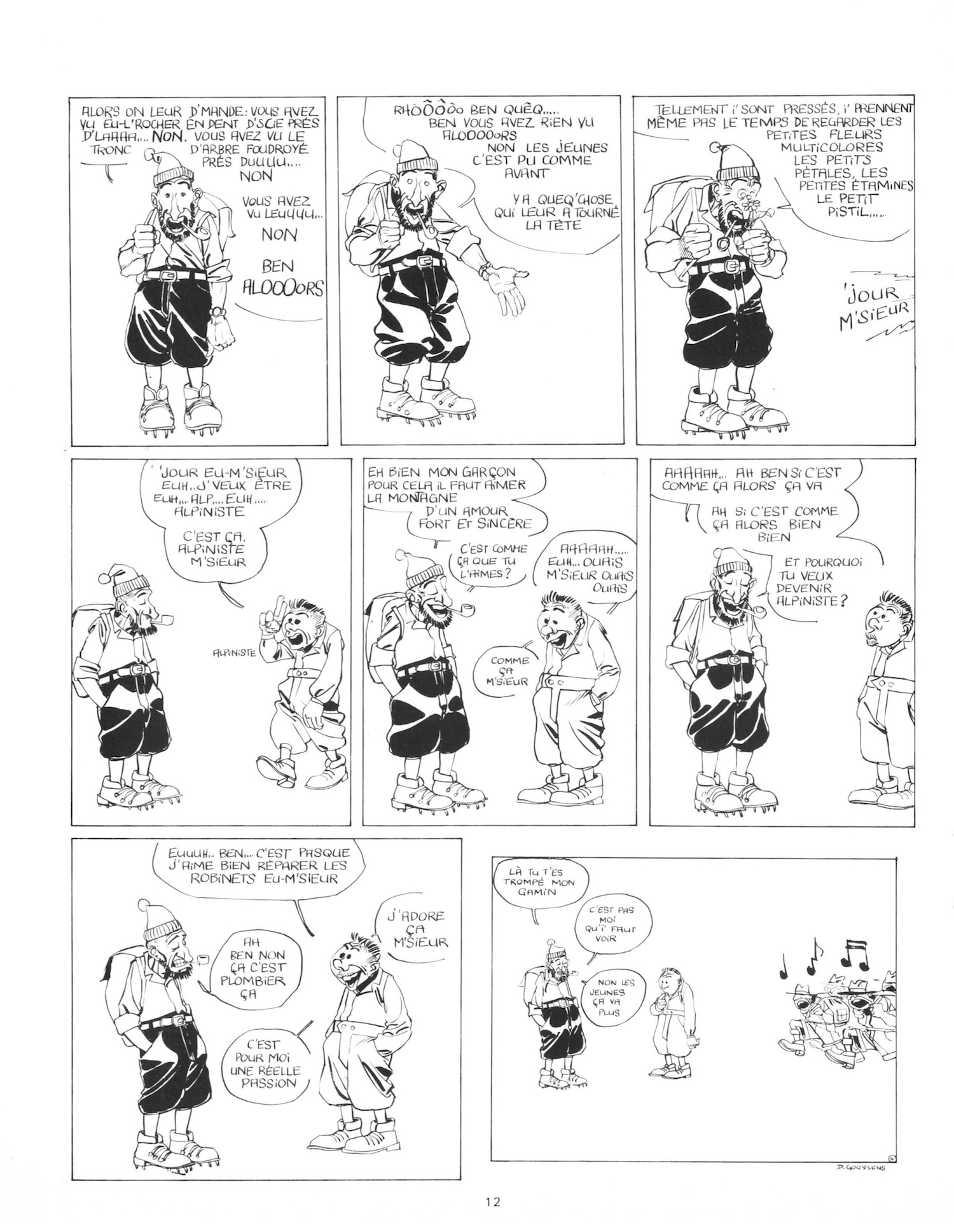 Je suis une tombe: Daniel Goossens : l'impérieux appel des cimes (1977)