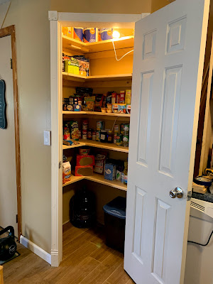 Book, Wine and Time: Building a Corner Pantry