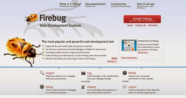 Aplikasi Firebug - Bermain Coding