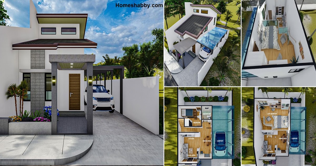 Desain Rumah Minimalis Ukuran 5x9 M, Kamar Mezzanine Membuat Ruangan ...