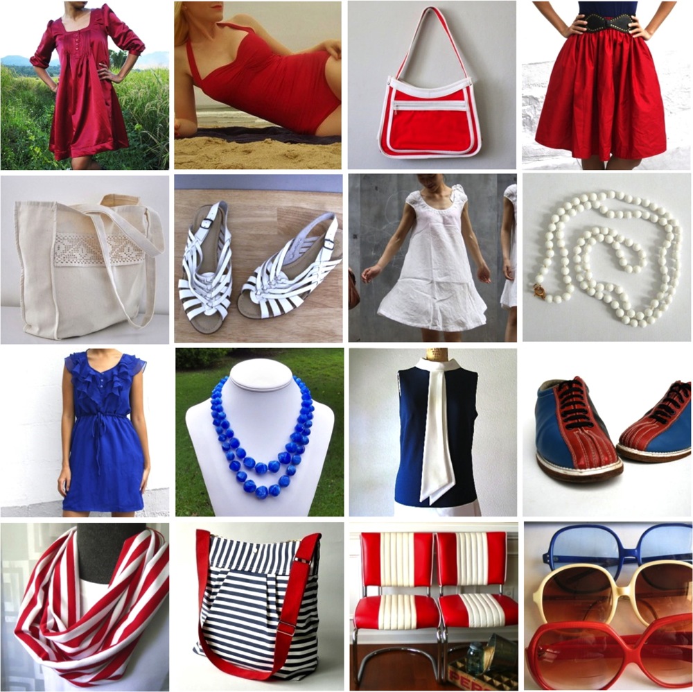red, white, and blue inspiration and roundup - MADE EVERYDAY