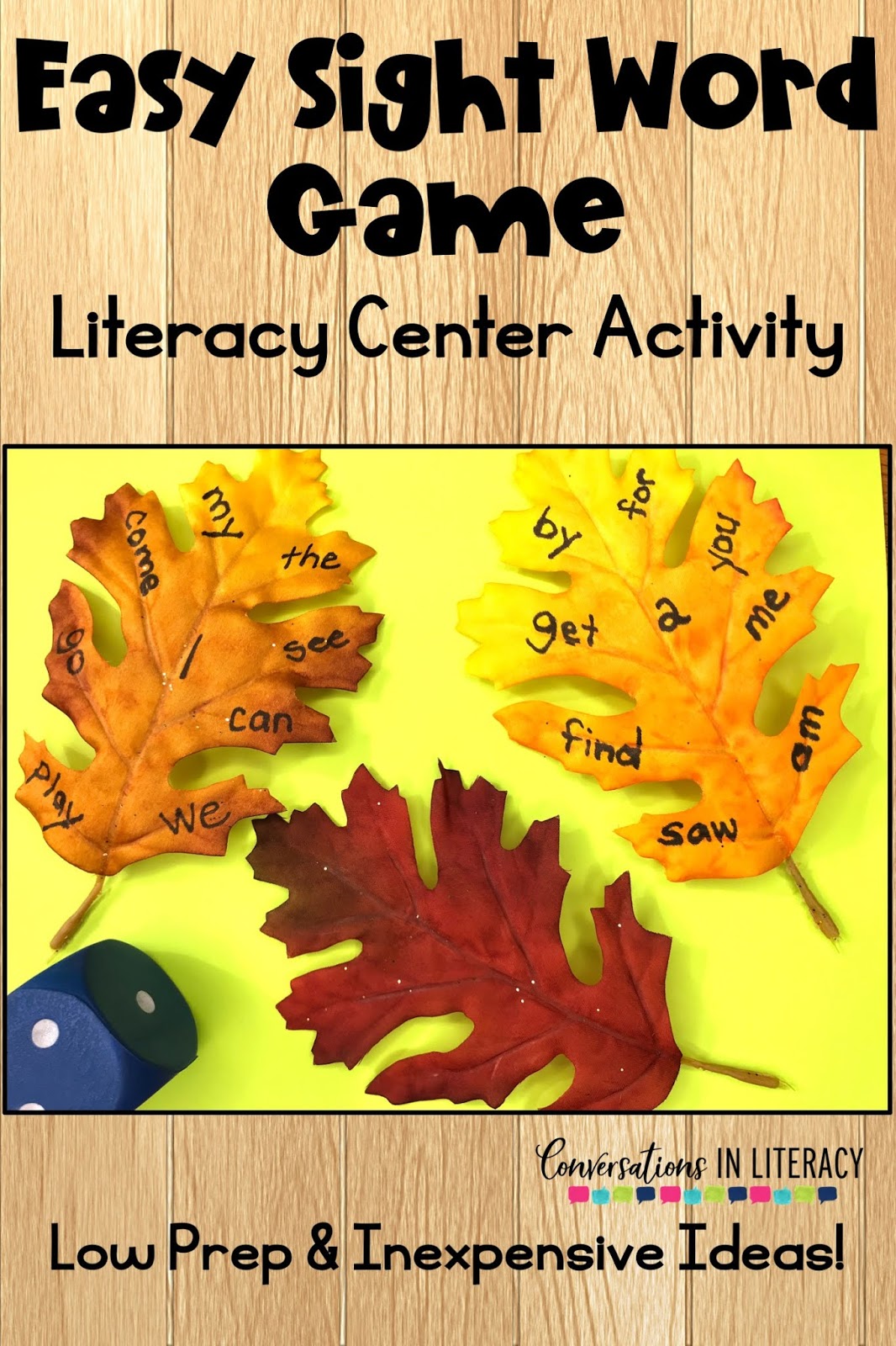 Easy Prep Fall Literacy Centers - Conversations in Literacy