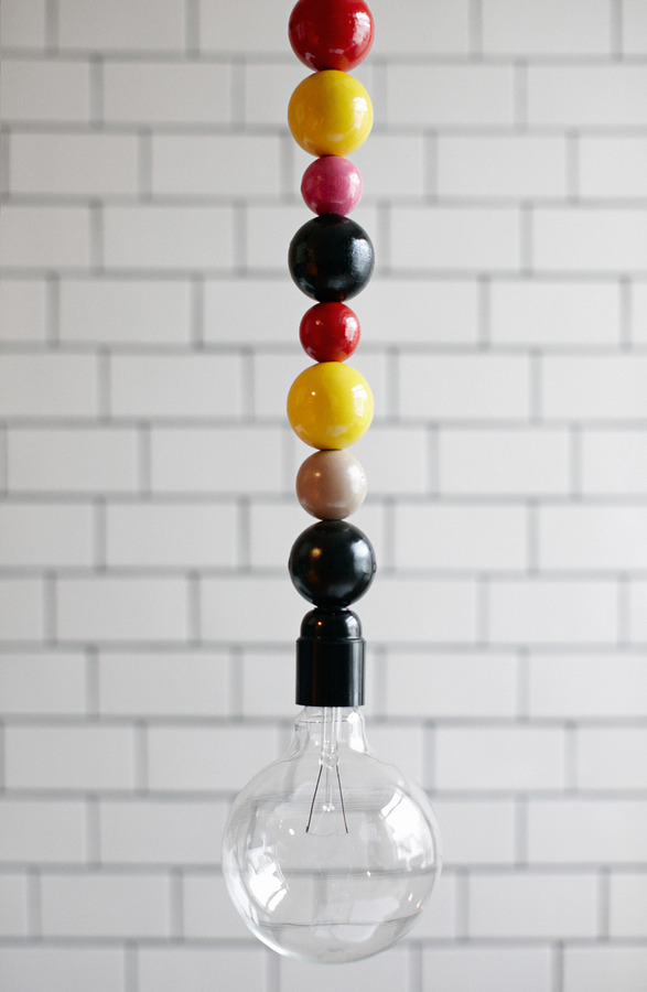 Projekt: Ett hem: lampa+sladd+kulor=fint