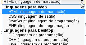 Menu Drop Down e de Caixa de Lista em Formulários HTML: As tags , e ...