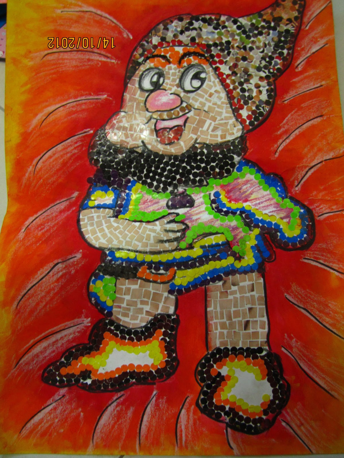 LIAN CHIE CHEN D20112054806 EL-P03 : Teknik Kolaj