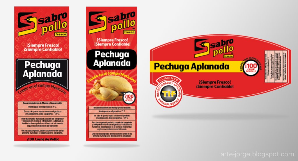 Creación gráfica para SABRO POLLO
