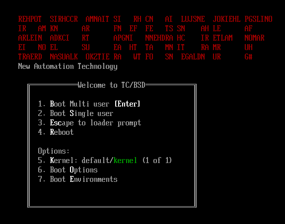 Go TwinCAT: Install TC/BSD Beta