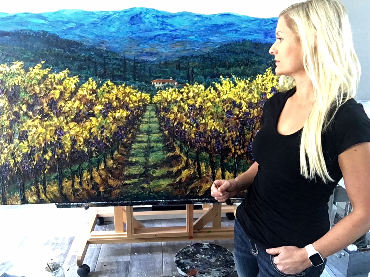 Aspen Paintings by Contemporary Aspen Artist Jennifer Vranes, Birch ...