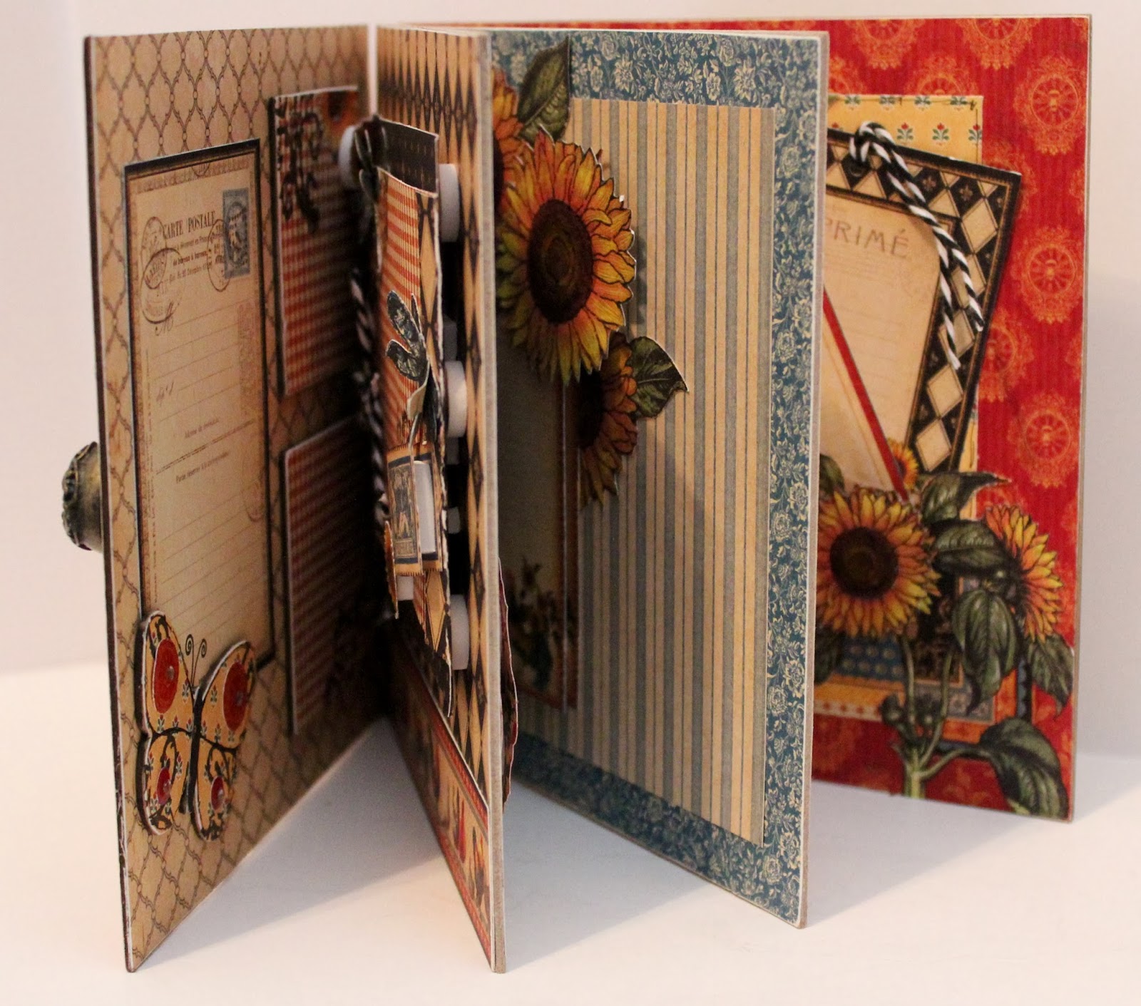 Pam Bray Designs: A Girl with Flair: Home Sweet Home with Altered Pages