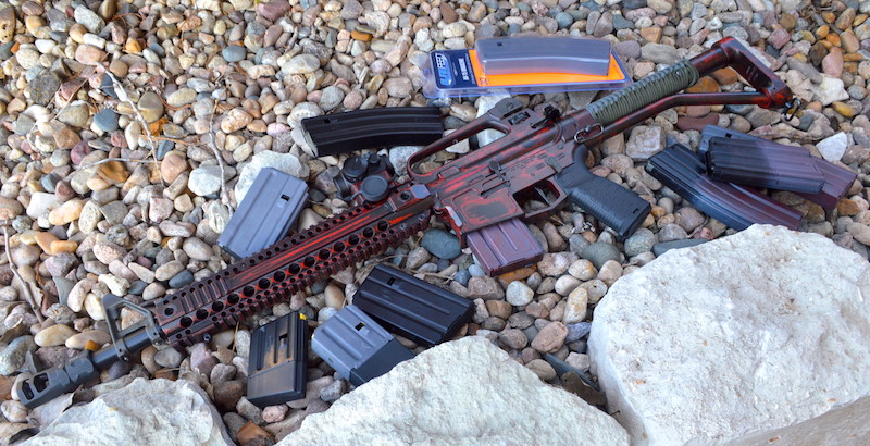 Distressed Painting Techniques Guns