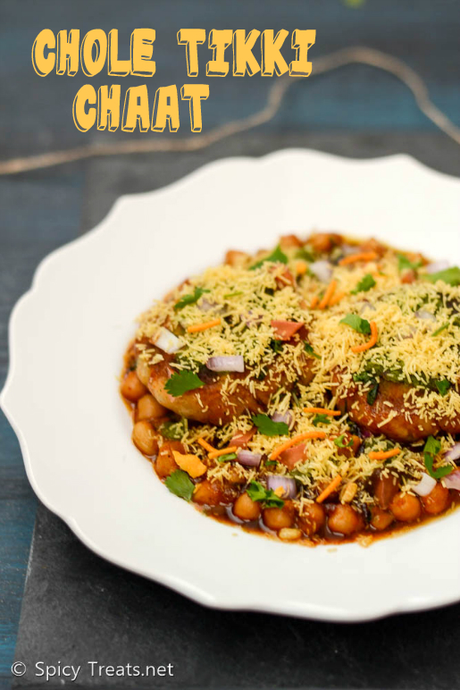Spicy Treats: Chole Tikki Chaat Recipe | Aloo Tikki With Channa Masala | Aloo Tikki Chaat With Chole