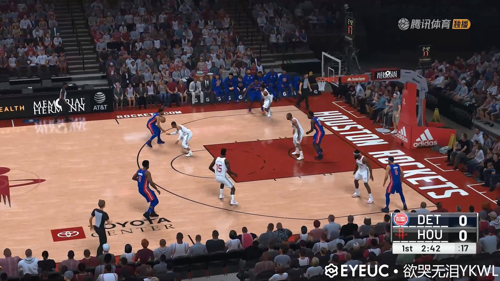 NBA 2K20 Realism Graphic Mod Houston Rockets Arena by Looyh