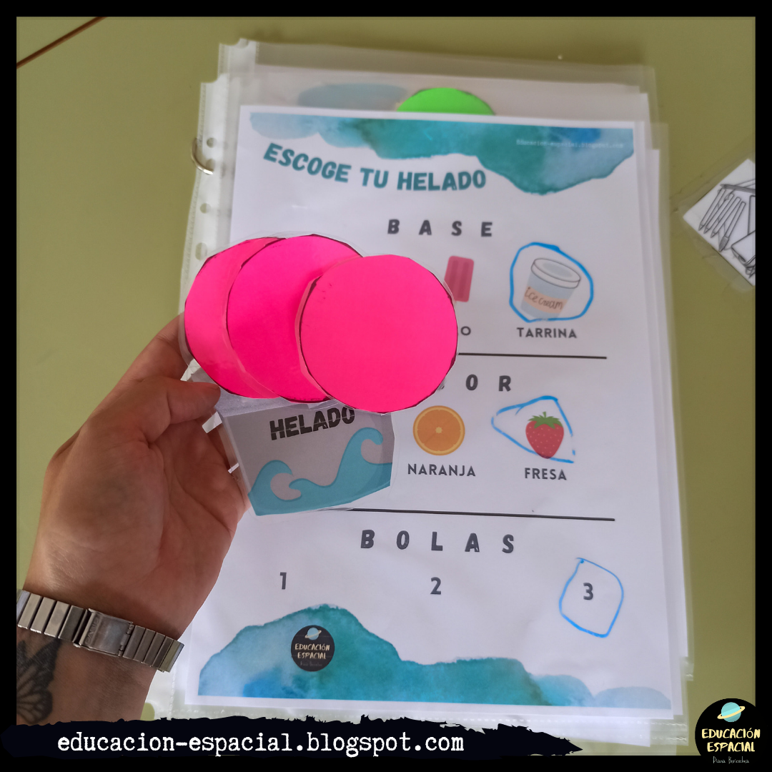 Escogemos y hacemos nuestros helados