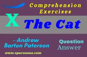 Comprehension Exercises | The Cat | Andrew Barton Paterson | Class 10 ...