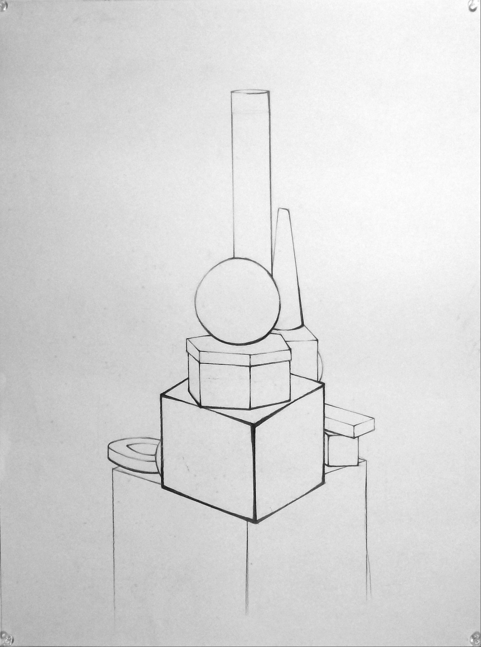Bethel Intro To Drawing: In-Class Examples of Intuitive Perspective