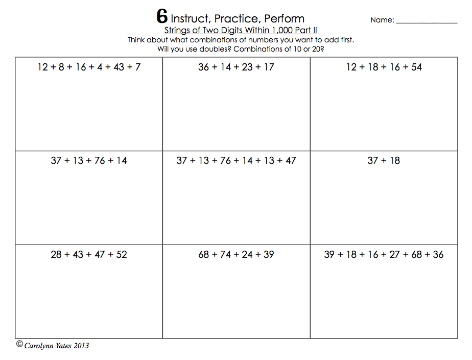 It Takes a Village: Common Core Math Diagnostic Tools