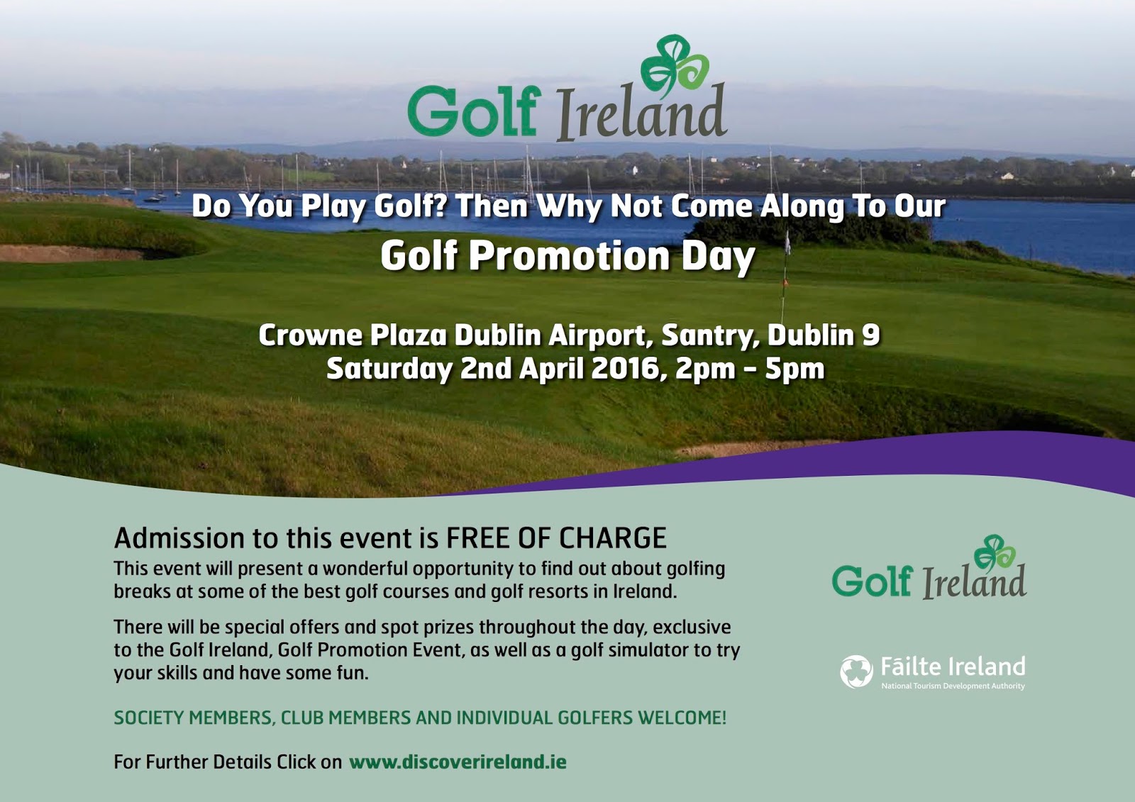 Hooked: Ireland's Golf Courses: Golf Ireland Golf Promotion - Saturday ...