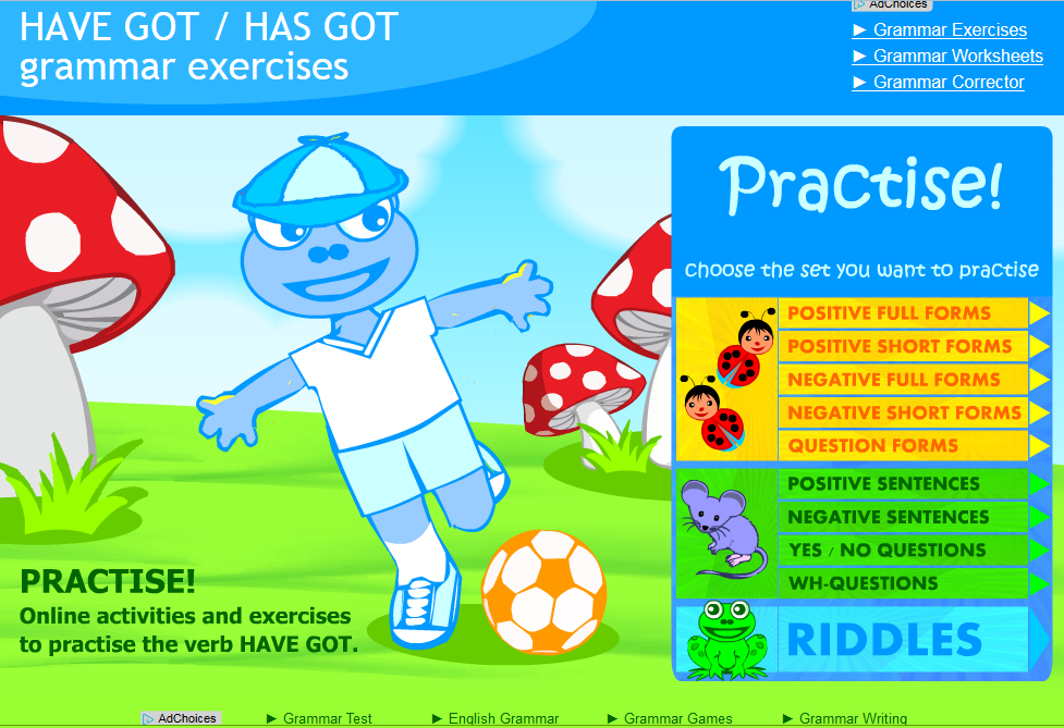 Kreatywne nauczanie języków obcych. : II. HAVE GOT/HAS GOT w kontekście ...