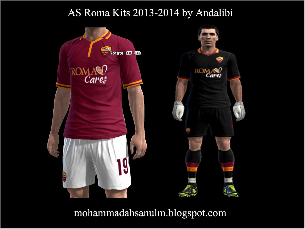 pes-modif: AS Roma Kits 2013-2014 by Andalibi
