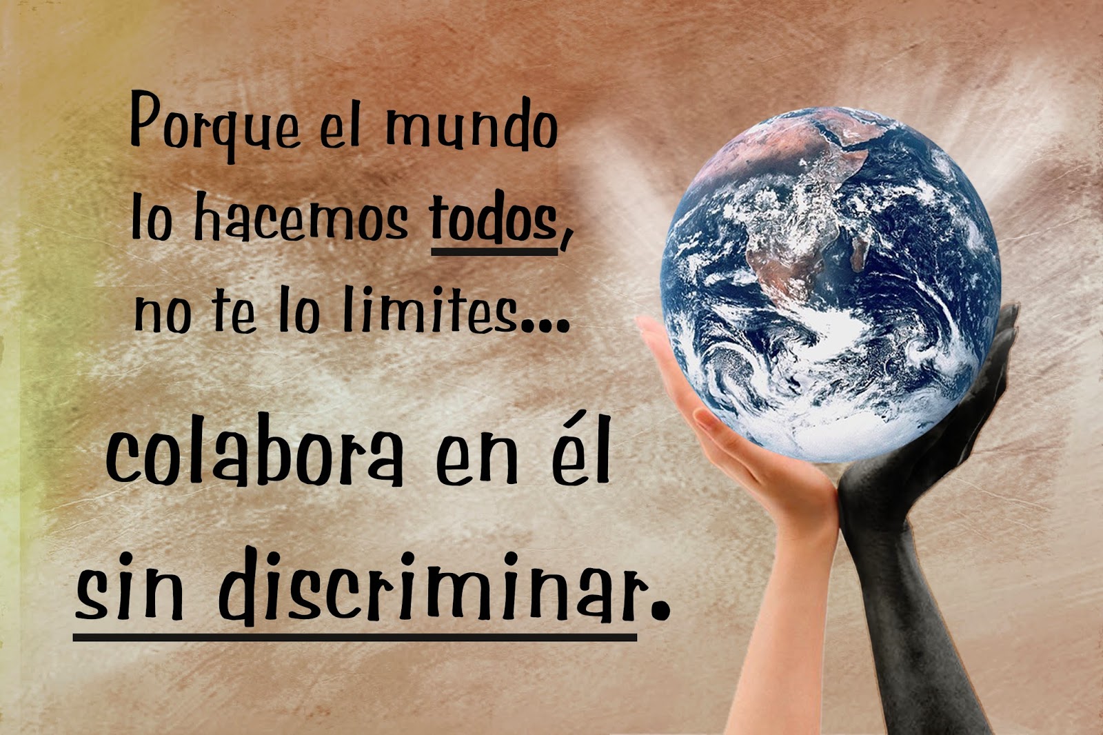 Fotoquimera No A La Discriminación