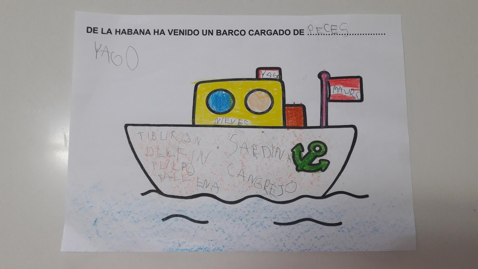 Los Peques Del Cole De La Habana Ha Venido Un Barco