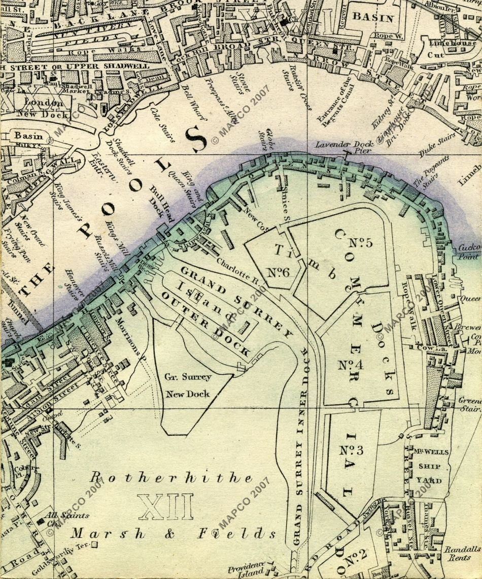A Rotherhithe Blog: The Development of the Surrey Commercial Dock ...