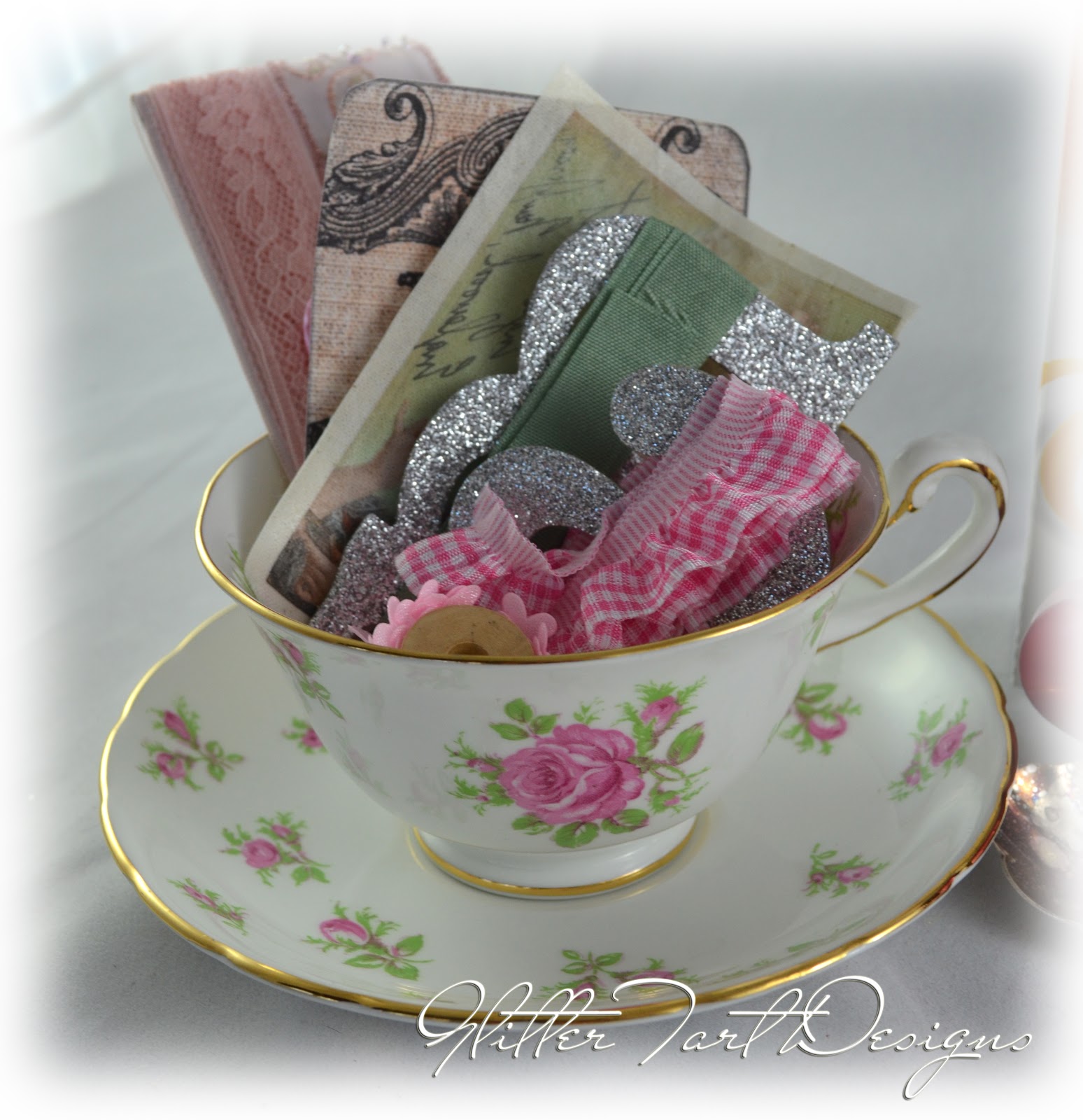 Glitter Tart Designs: Valentine Tea Cup Swap ~ Royal Chelsea