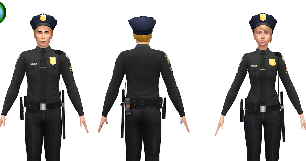 Police Station Uniform Pack ~ Cepzid Sims