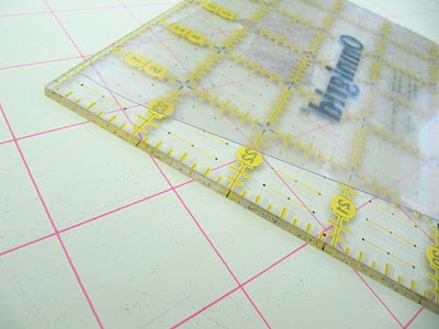 Sew Many Ways...: Quilting Tip...How To Stop Your Ruler From Slipping
