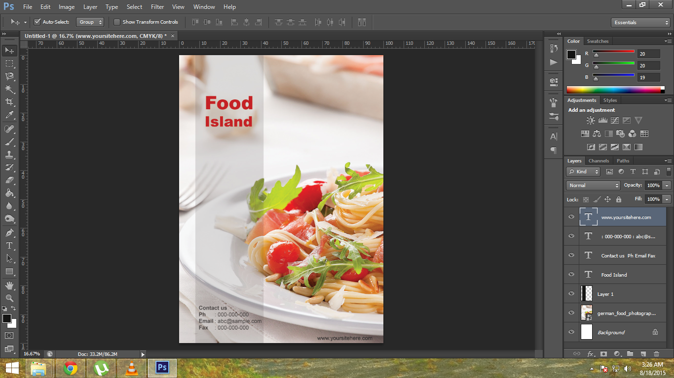Simple and instant poster design tutorial - Zak Design School
