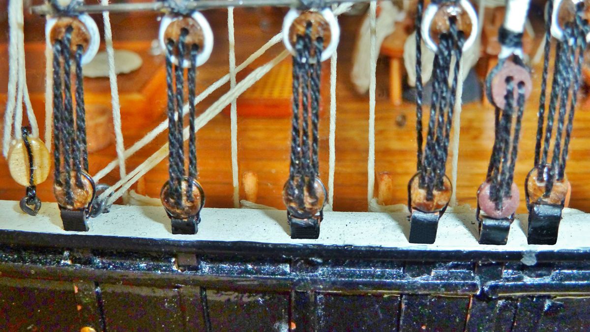 Model Build - Bluenose II: 23 - Rigging