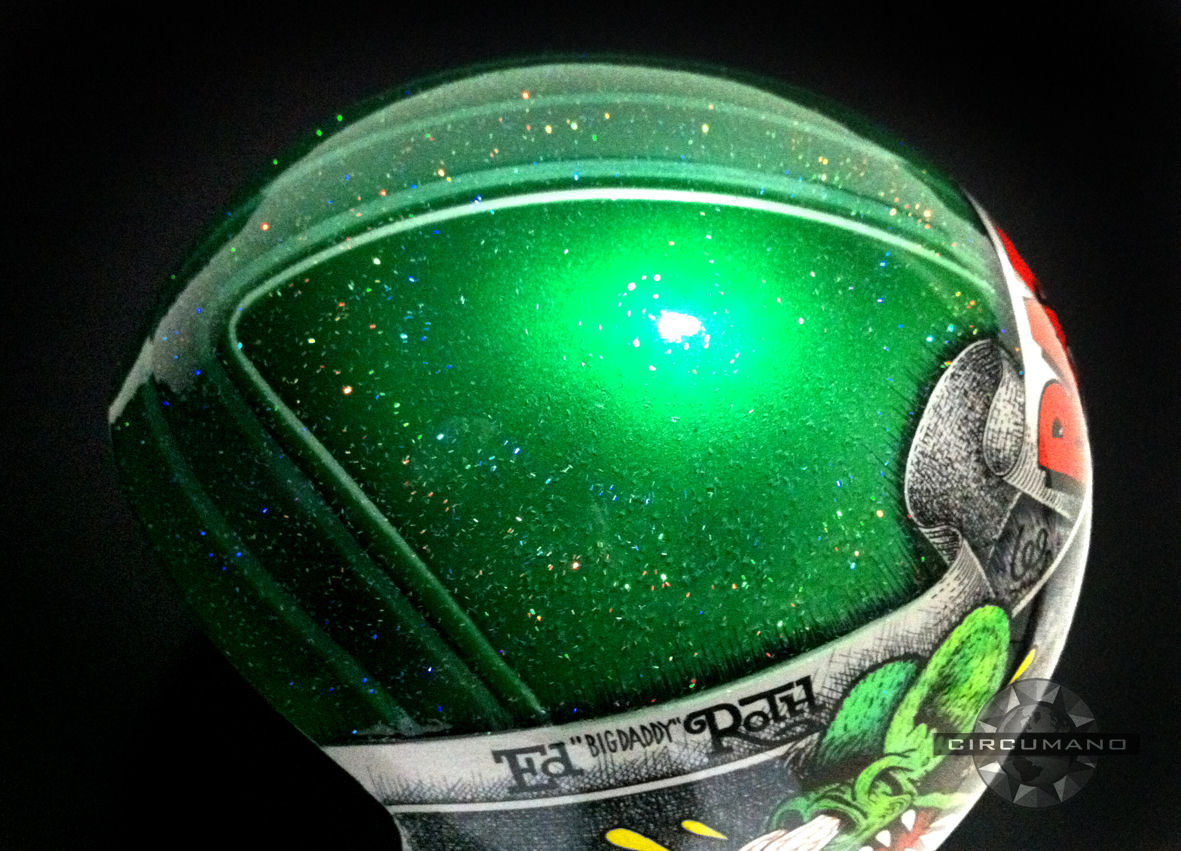 CIRCUMANO: Rat Fink de Ed Roth no capacete