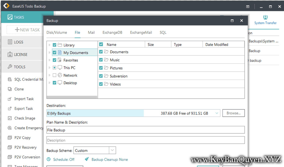 EaseUS Todo Backup Workstation + Advanced Server 10.5.0.2 , Phần mềm ...