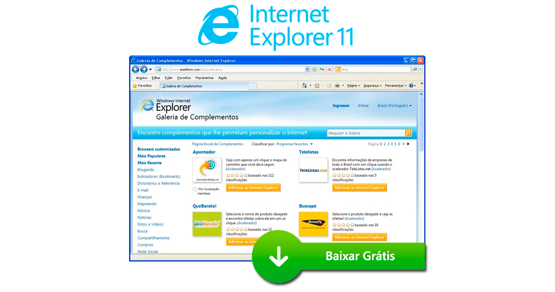 Internet Explorer 11 - Última versão | Matemática