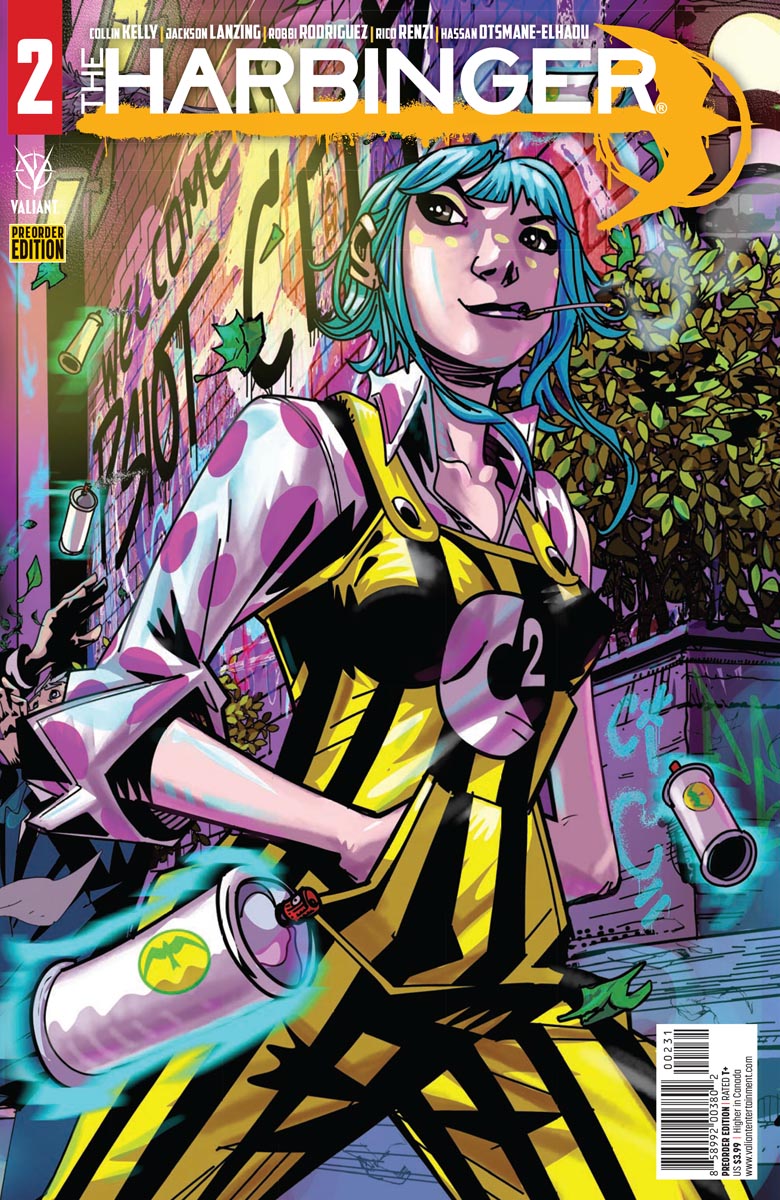 X-O Manowar & His Valiant Friends: The Harbinger #2 Spotlight: Lettering