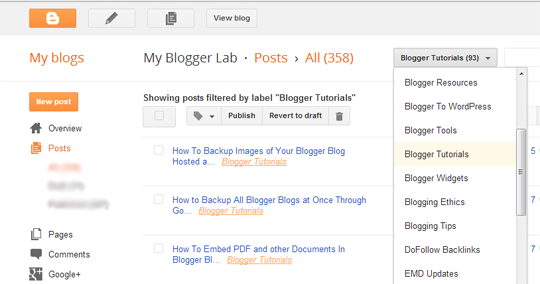 How To Properly Rename Labels in Blogger ~ My Blogger Lab