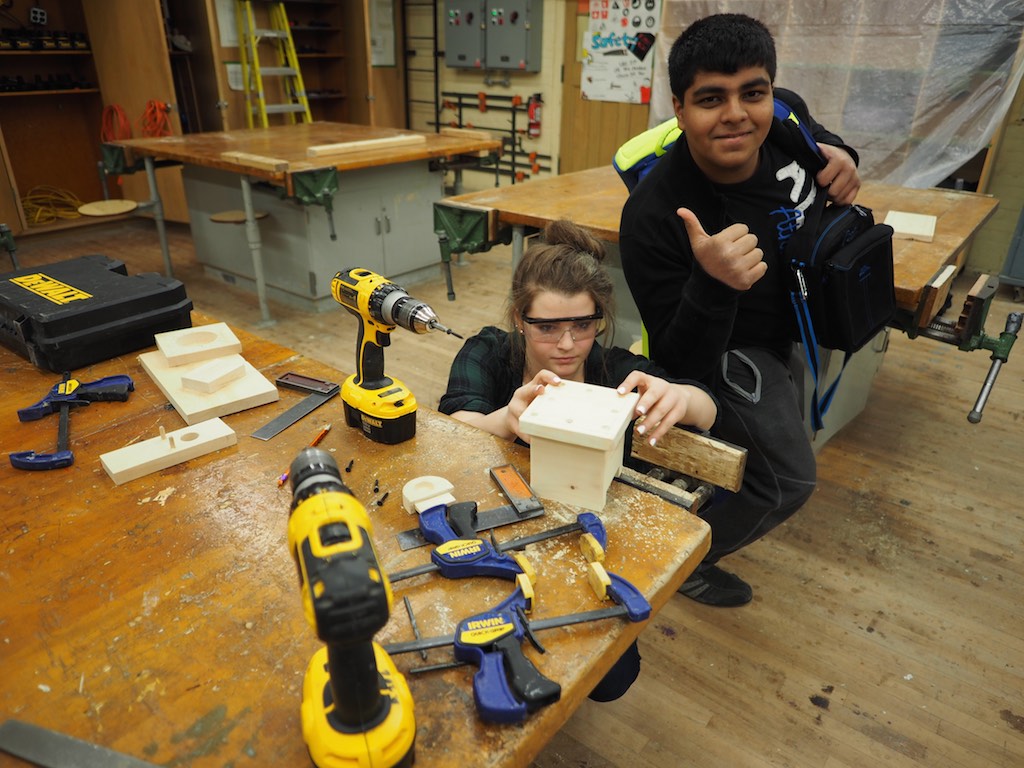 Active Learning @ Danforth CTI: MaST Students Create Gumball Machines
