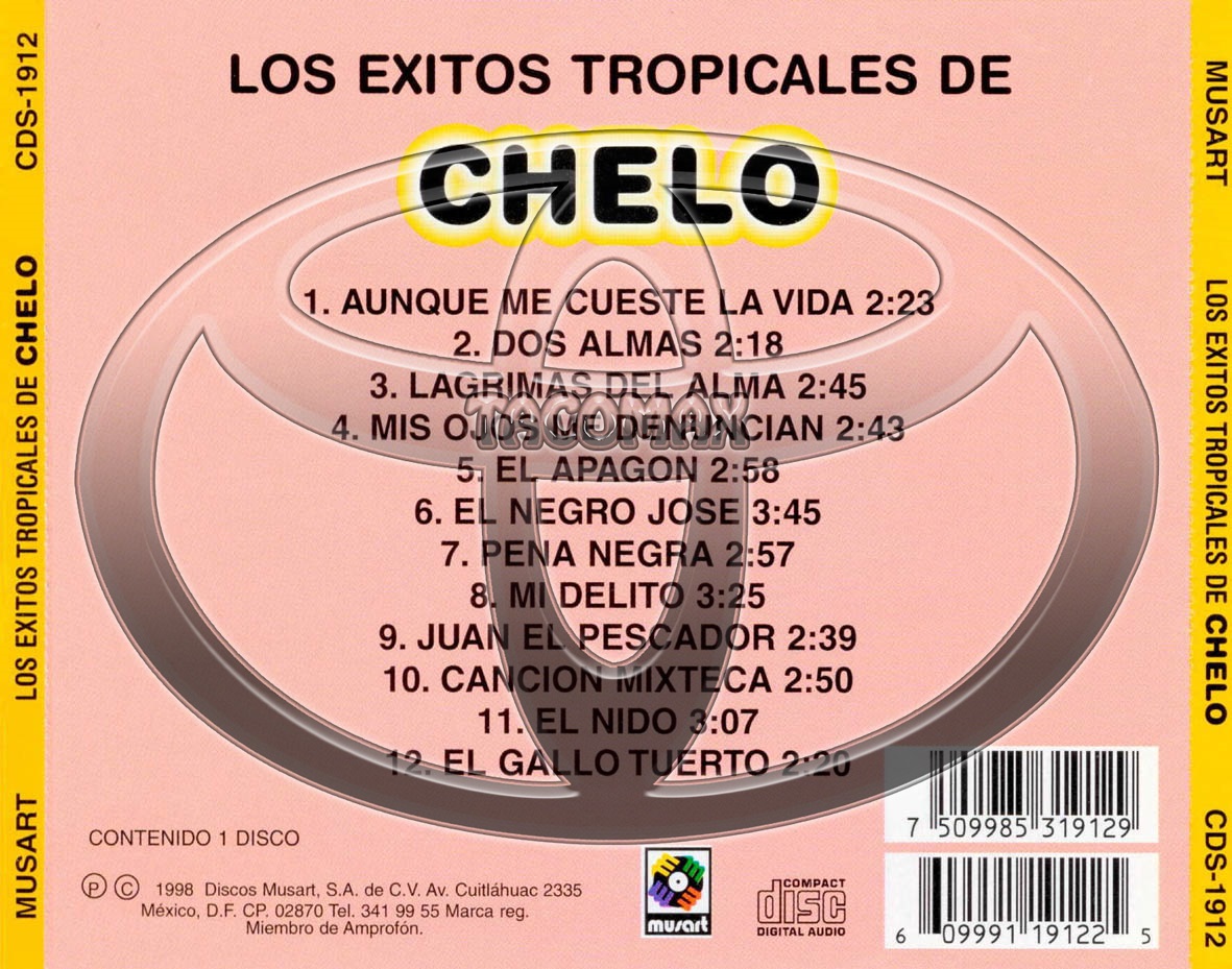 sɐɹǝdnɹƃ sǝuoıɔɔǝΙoɔ: Chelo-Los Exitos Tropicales de Chelo