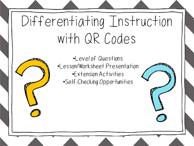 Using QR Codes in the Classroom to Differentiate Instruction