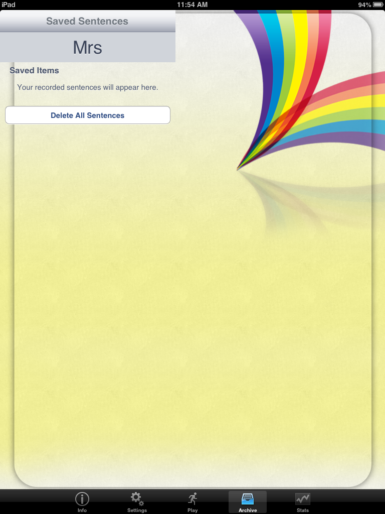 Introducing, Rainbow Sentences App - Speech Time Fun: Speech and ...