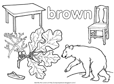 Crayon Palace: Color the things that are brown