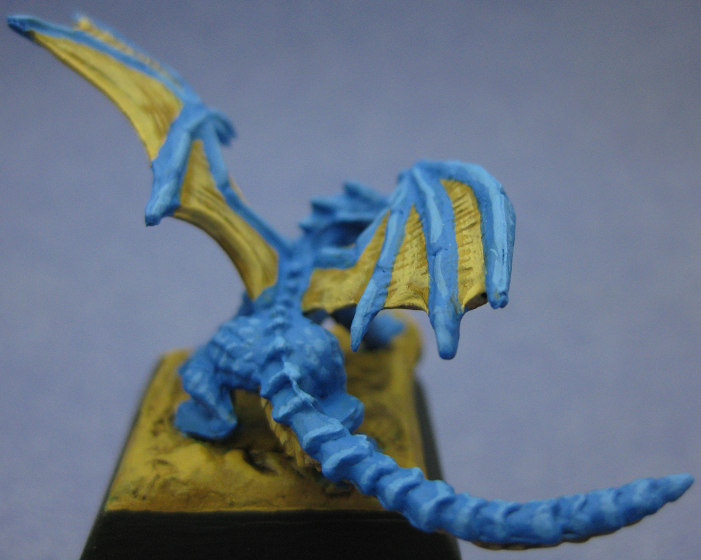 Miniature Painting: Reaper Miniatures Dragon Hatchling Blue - 77271