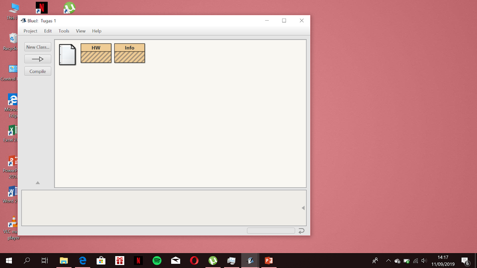 Tutorial membuat Hello World! dan Profil Diri dengan BlueJ
