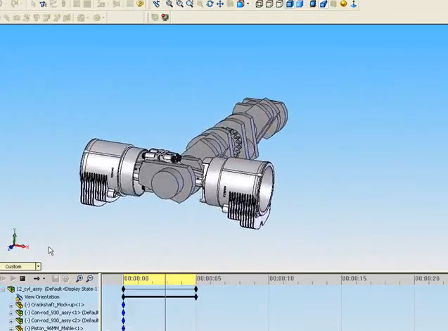 Solidworks Animation Tutorial Cylinder Engine - SolidWorks Share