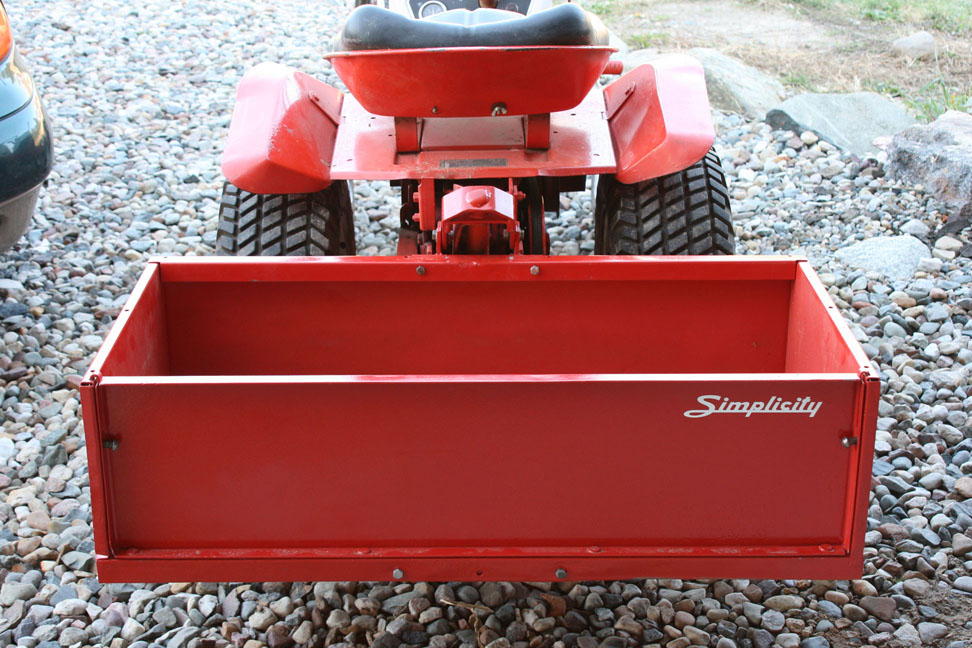 My Simplicity Tractors: 2009 - Simplicity Carry All Box